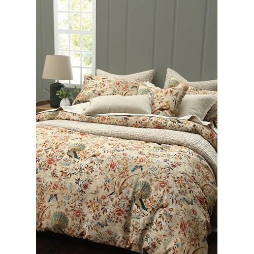 MMLinen Floral Milan Cotton Quilt Cover Set | Temple & Webster