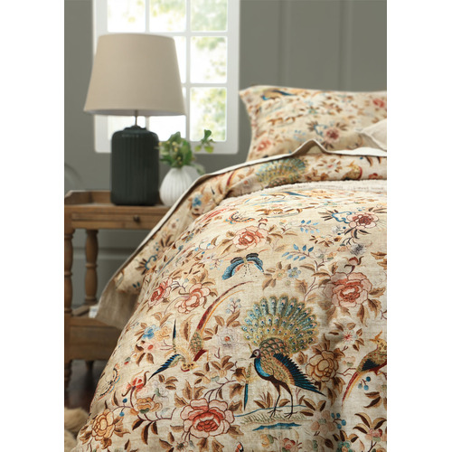 MMLinen Floral Milan Cotton Quilt Cover Set | Temple & Webster