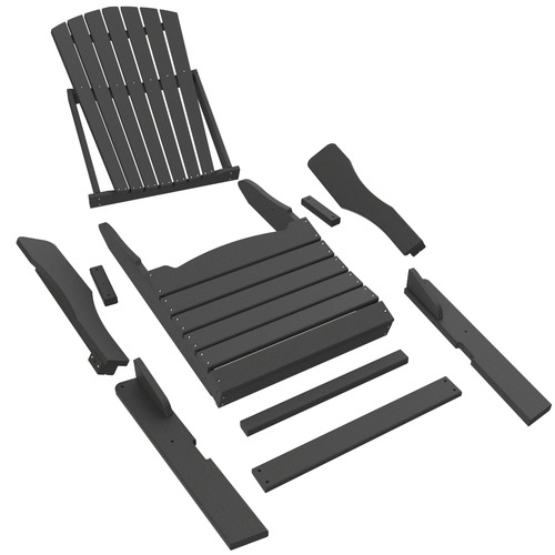 EvieHome Jeyvi Adirondack Chair | Temple & Webster