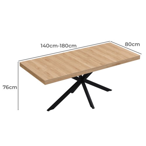 EvieHome Colter Extendable Dining Table | Temple & Webster