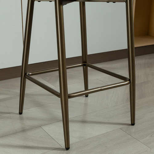 66cm Chacino Velvet Bar Stools | Temple & Webster