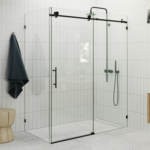 152cm Maddison Glass Sliding Shower Screen | Temple & Webster