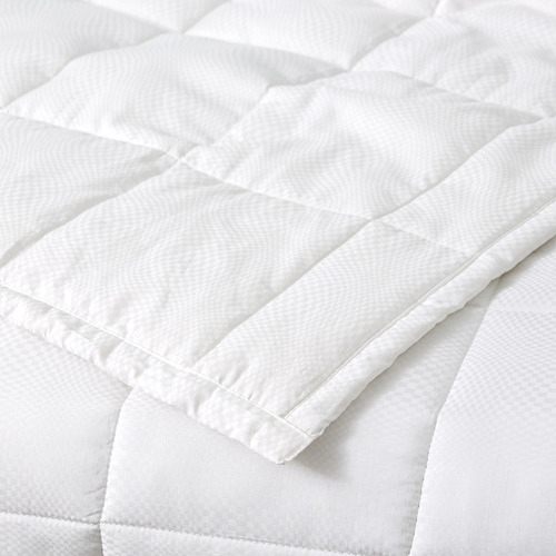Ddecorhome White Checks 500tc Jacquard Cotton Comforter Set Temple