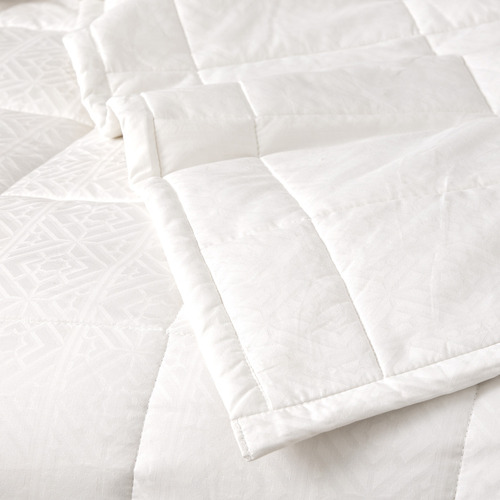 Ddecorhome White Mosaic 500tc Jacquard Cotton Comforter Set Temple