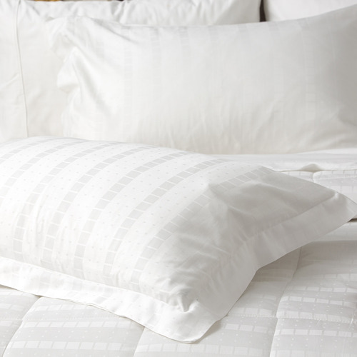 Chiswick Living White Damask 500tc Jacquard Cotton Comforter Set
