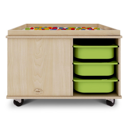 ZenHome Activity Play Table with Storage Bins | Temple & Webster
