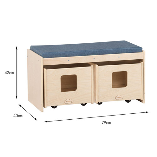 Kids' Lyra Bench with Storage | Temple & Webster