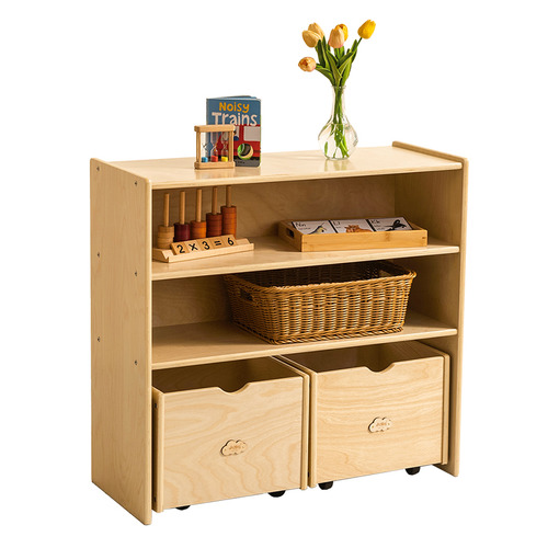 ZenHome Jooyes Kids' 2 Shelf Storage Unit | Temple & Webster