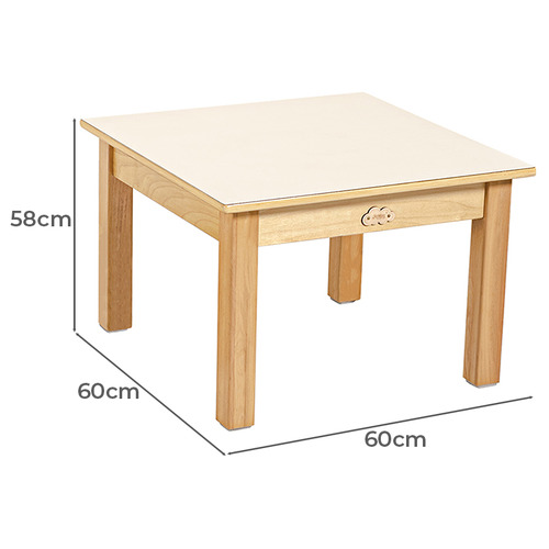 Jooyes Kids' Natural Square Table | Temple & Webster