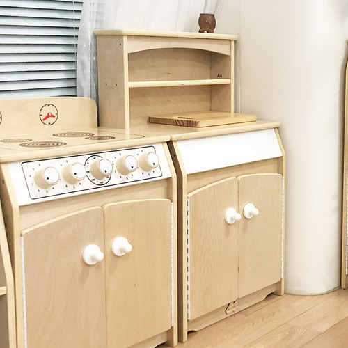 Jooyes Wooden Play Kitchen Cupboard | Temple & Webster