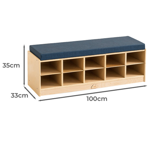 ZenHome Kids' Dorothy Shoe Storage Bench | Temple & Webster