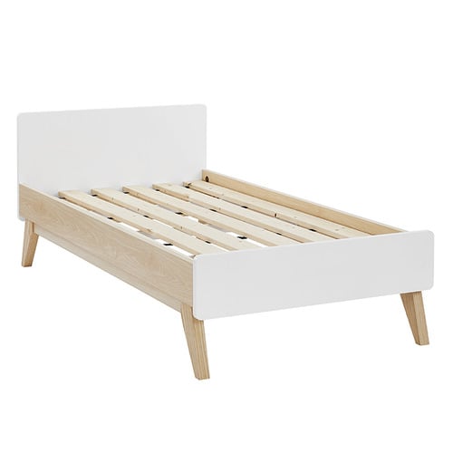 Merlin Pine Wood Single Bed Frame | Temple & Webster