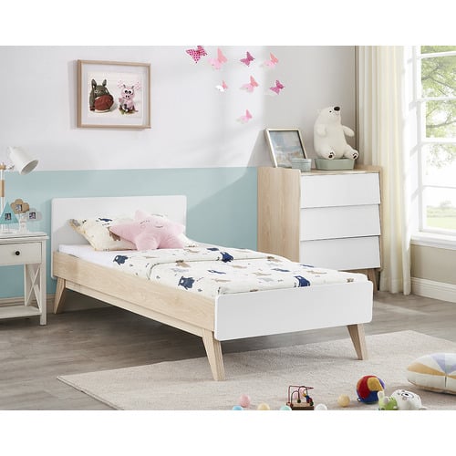 Merlin Pine Wood Single Bed Frame | Temple & Webster