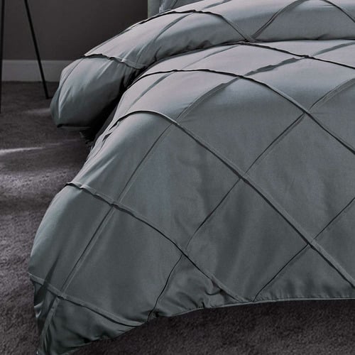 Palatial Designs Grey Abel Quilt Cover Set | Temple & Webster