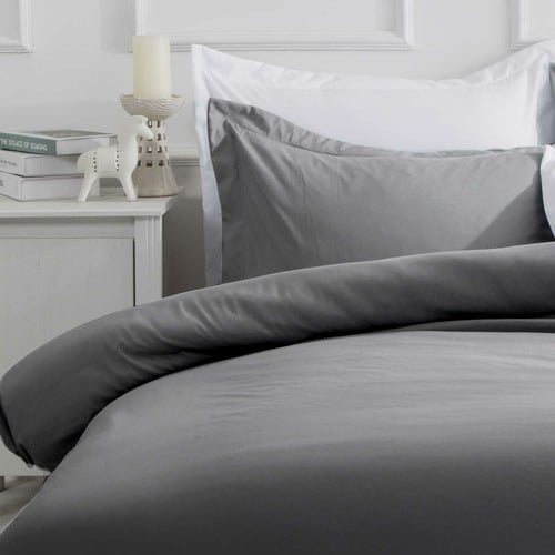 Palatial Designs Grey Luxton Quilt Cover Set | Temple & Webster