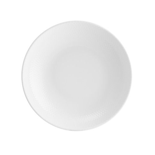 Diamond 25cm Porcelain Deep Coupe Dinner Plates | Temple & Webster