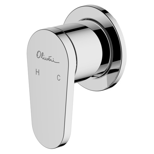 London Chrome Shower/Bath Wall Mixer | Temple & Webster