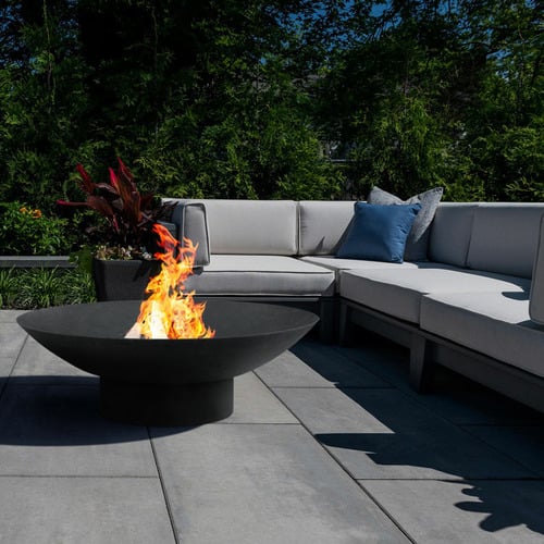 MilkcanProducts 100cm Tucson Steel Fire Pit | Temple & Webster