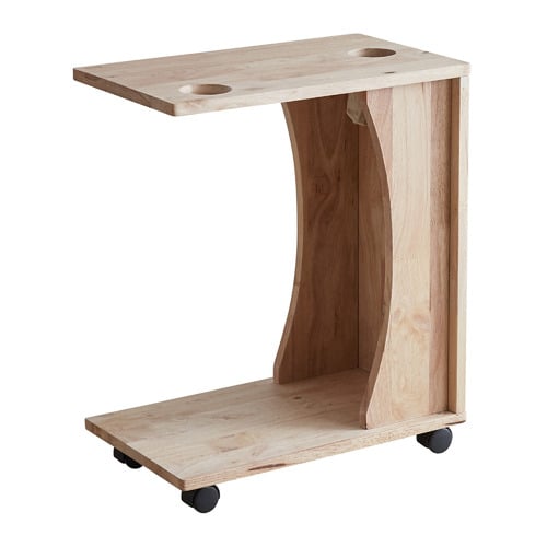 Maja Ansel Design Pacman Rubberwood Side Table | Temple & Webster