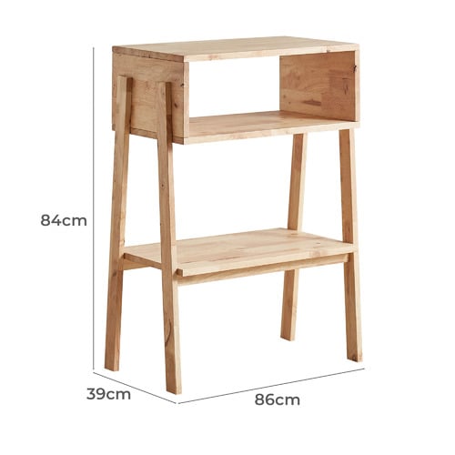 Maja Ansel Design Cornell Rubberwood Console Table | Temple & Webster