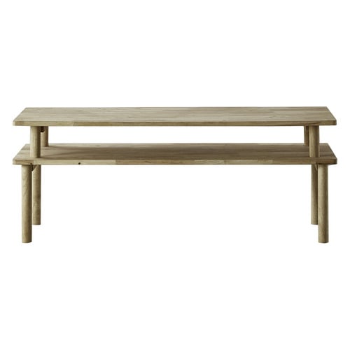 2 Piece Bonnie Rubberwood Coffee Table Set | Temple & Webster