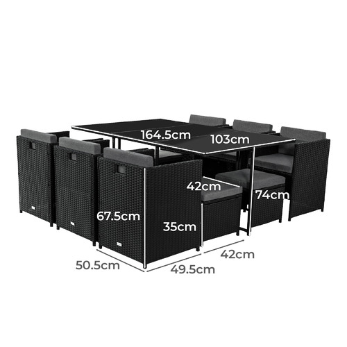 Ever Dreaming Living 10 Seater Beauchamp Outdoor Dining Set | Temple ...