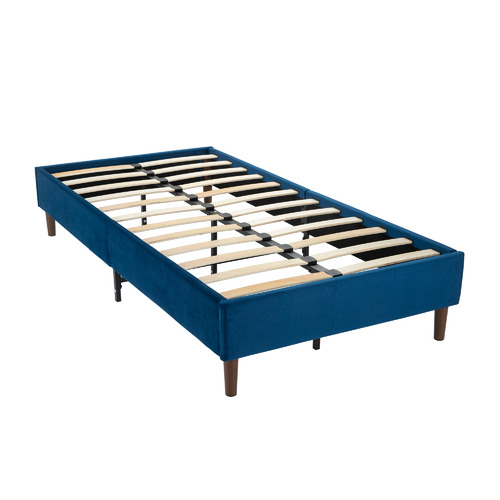 Ever Dreaming Living Blue Kinsley Bed Base | Temple & Webster