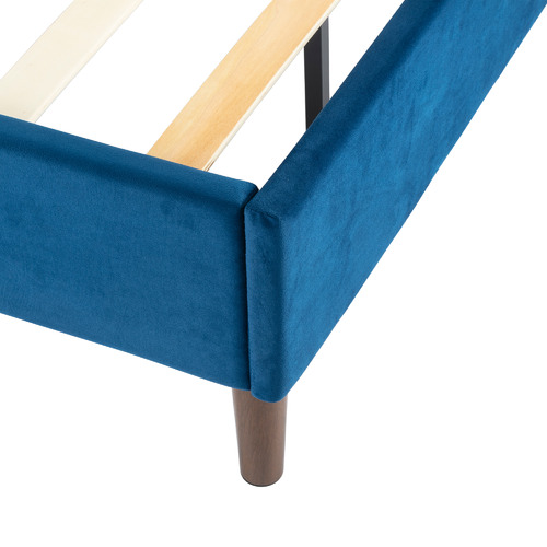 Ever Dreaming Living Blue Kinsley Bed Base | Temple & Webster