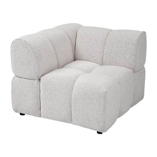 Ever Dreaming Living Leia 2 Seater Boucle Modular Sofa | Temple & Webster