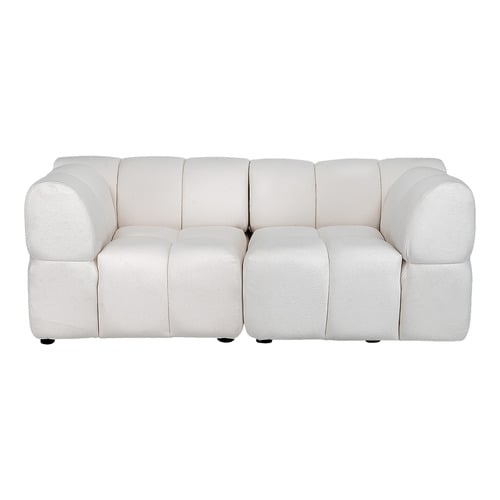 Ever Dreaming Living Leia 2 Seater Boucle Modular Sofa | Temple & Webster