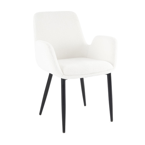 Ever Dreaming Living 6 Seater Kamala Sherpa Dining Table & Chair Set ...