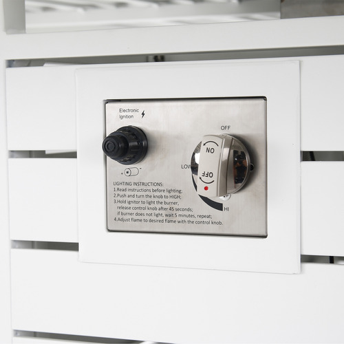 Ever Dreaming Living 135.5cm Brinley Aluminium Outdoor Gas Patio Heater ...