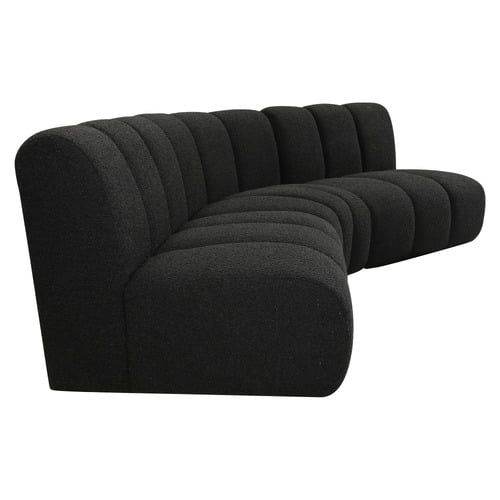 Laurent 4 Seater Boucle Modular Sofa | Temple & Webster