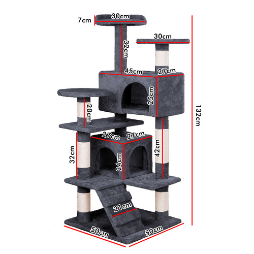 HoxtonRoom 132cm Mafdet Cat Tree | Temple & Webster