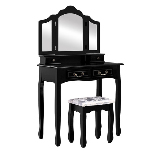 2 Piece Priscilla Dressing Table & Stool Set | Temple & Webster