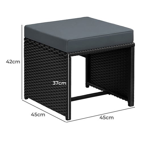 12 Seater Evander Outdoor Dining Table & Chair Set | Temple & Webster