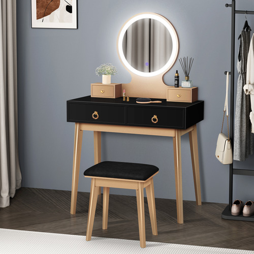 2 Piece Sienna Dressing Table & Stool Set | Temple & Webster