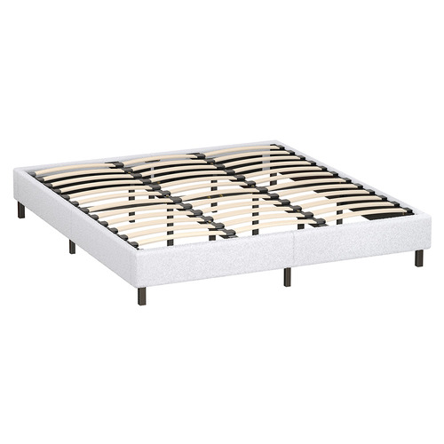 HoxtonRoom Maryam Boucle Bed Base | Temple & Webster