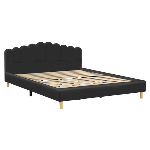 Philippa Faux Leather Bed Frame | Temple & Webster