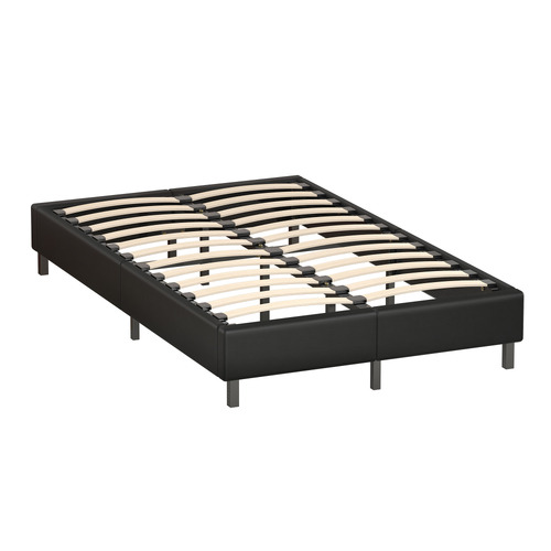 HoxtonRoom Maryam Faux Leather Bed Base | Temple & Webster