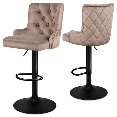 HoxtonRoom Foley Adjustable Bar Stools | Temple & Webster