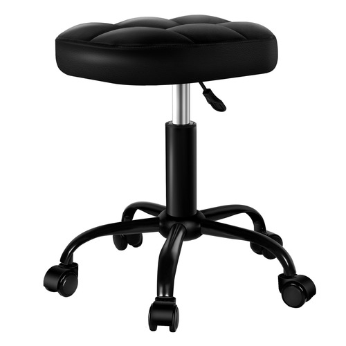 HoxtonRoom Belmont Gas Lift Chrome Office Stool | Temple & Webster