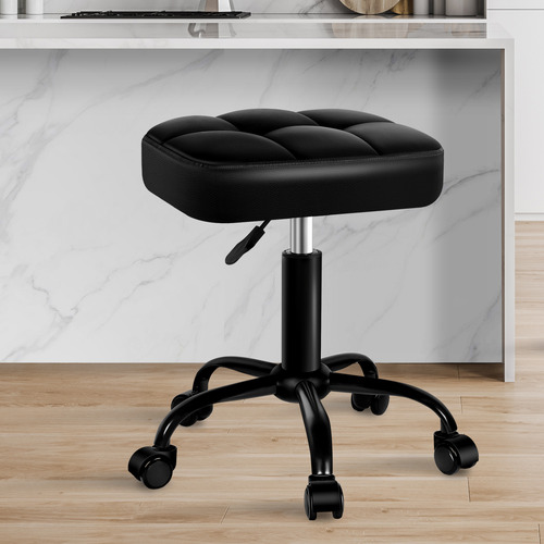 HoxtonRoom Belmont Gas Lift Chrome Office Stool | Temple & Webster