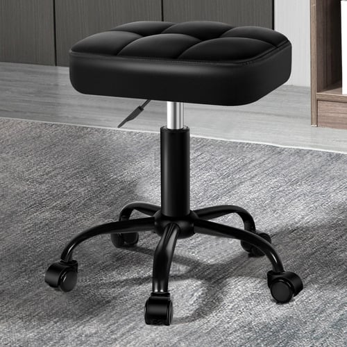 HoxtonRoom Belmont Gas Lift Chrome Office Stool | Temple & Webster