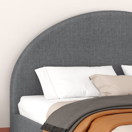 HoxtonRoom Kenyatta Upholstered Platform Bed | Temple & Webster