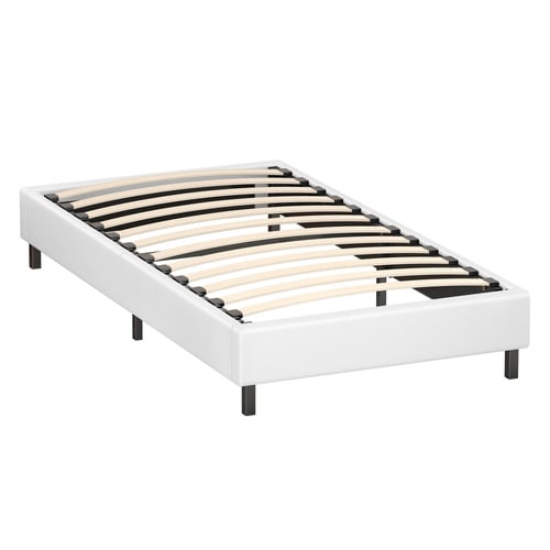 HoxtonRoom Maryam PU Leather Bed Base | Temple & Webster