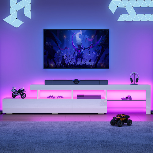 HoxtonRoom Freya LED Entertainment Unit | Temple & Webster