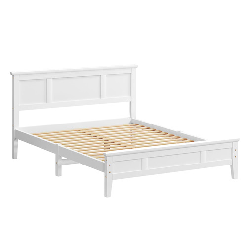 Norris Pine Wood Platform Bed | Temple & Webster