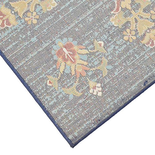 Navy Suray Power-Loomed Rug | Temple & Webster