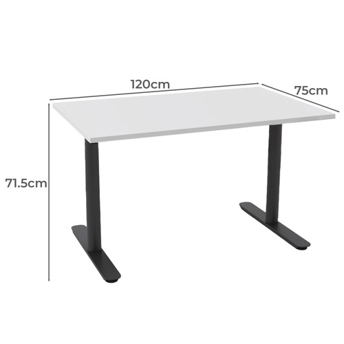 Helix 120cm Office Desk | Temple & Webster